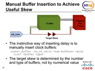 Implementing Useful Clock Skew Using Skew Groups | PDF