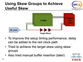Implementing Useful Clock Skew Using Skew Groups | PDF