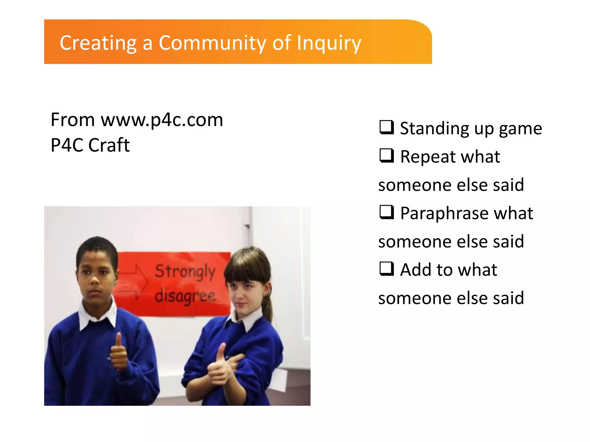 P4C with young children | PPSX