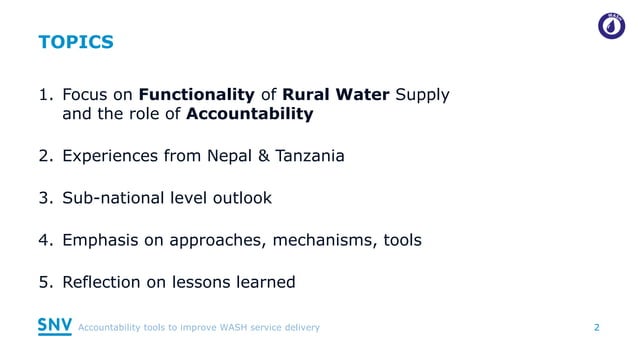 Accountability : approaches, mechanisms & tools | PPT