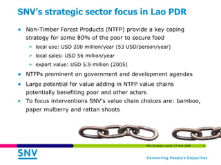 Snv Ntfp Strategy June 08 Final | PPT