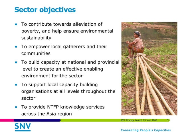 Snv Ntfp Strategy June 08 Final | PPT
