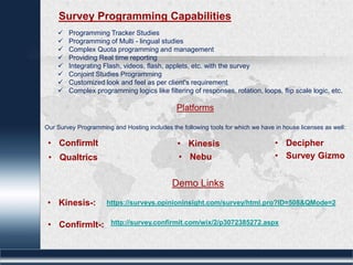 Snware Research Services Presentation | PDF