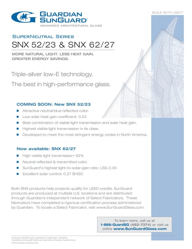 Guardian Triple Silver SNX 52/23 | PDF