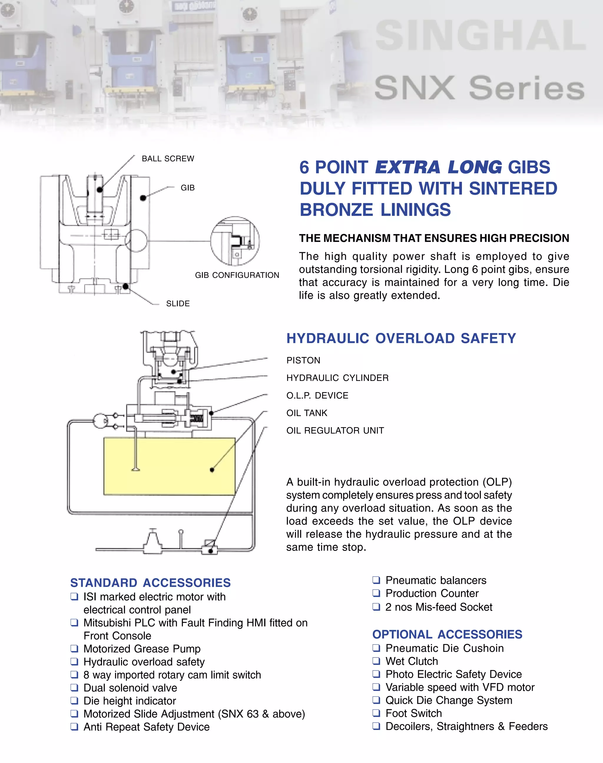 SEW Power Presses: SNX Serese Power Press Brochure | PDF