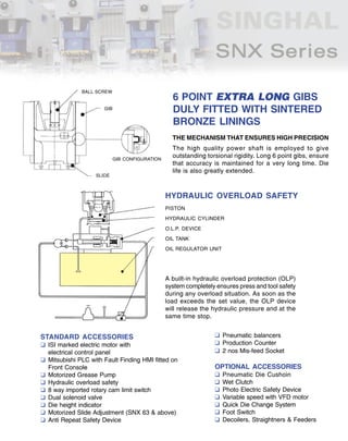 SEW Power Presses: SNX Serese Power Press Brochure | PDF