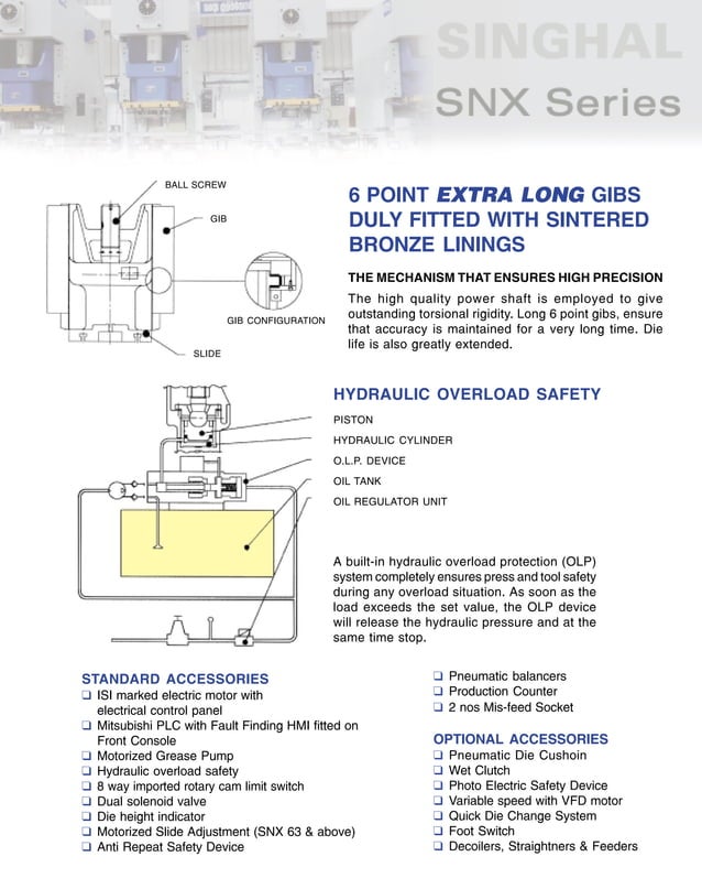 SEW Power Presses: SNX Serese Power Press Brochure | PDF | Radio Control | Hobbies & Interests