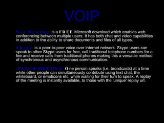 Snychronous Communication Tools | PPT