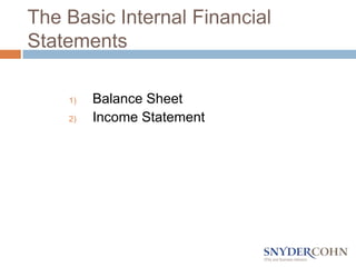 Snydercohn - Understanding Financial Statements | PPTX