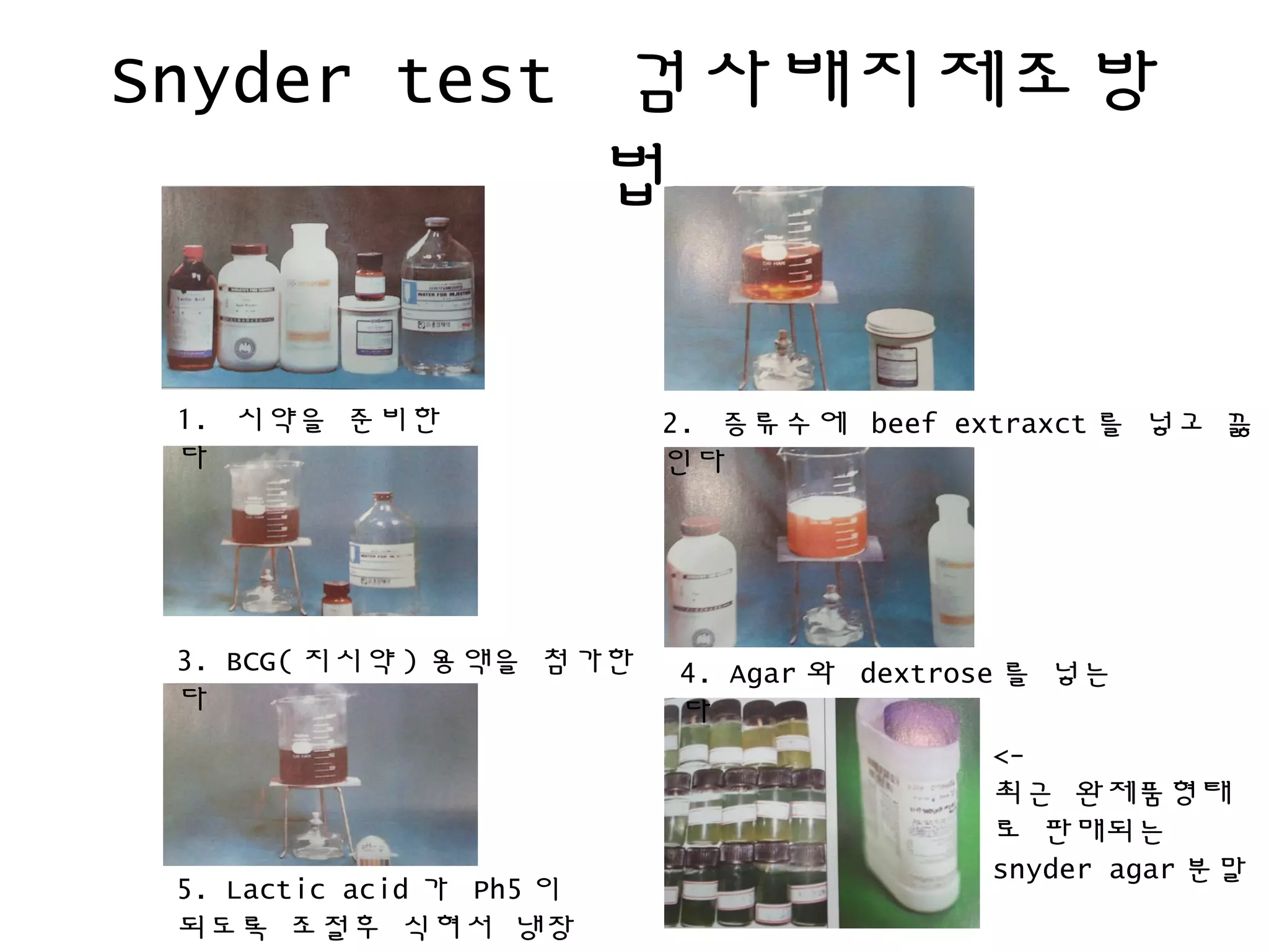 Snyder test&alban test&s mutans screening&타액분비능검사 | PPT