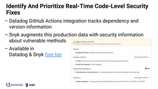 Next Generation Vulnerability Assessment Using Datadog and Snyk | PDF ...