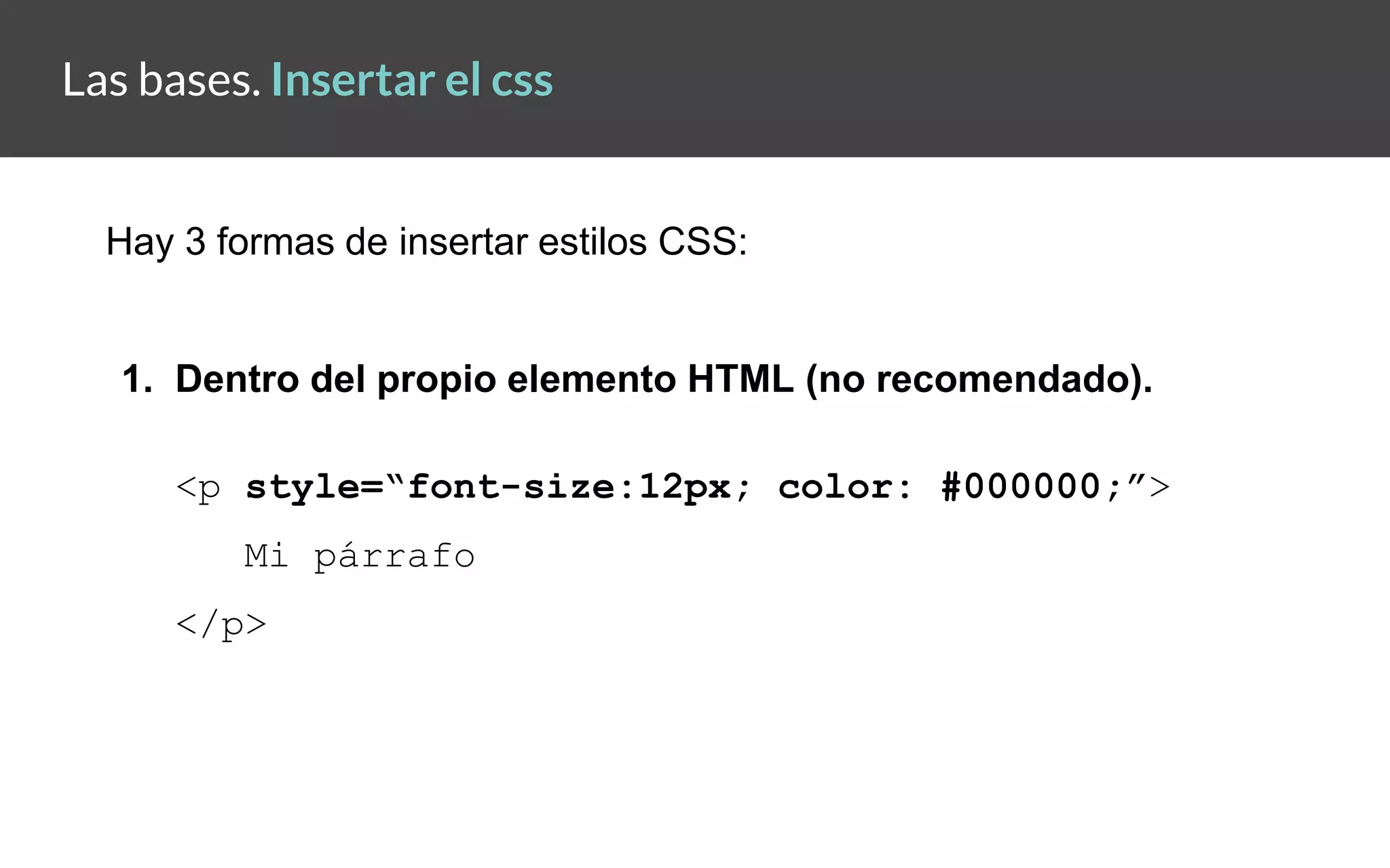 Css: bases y buenas prácticas | PPTX