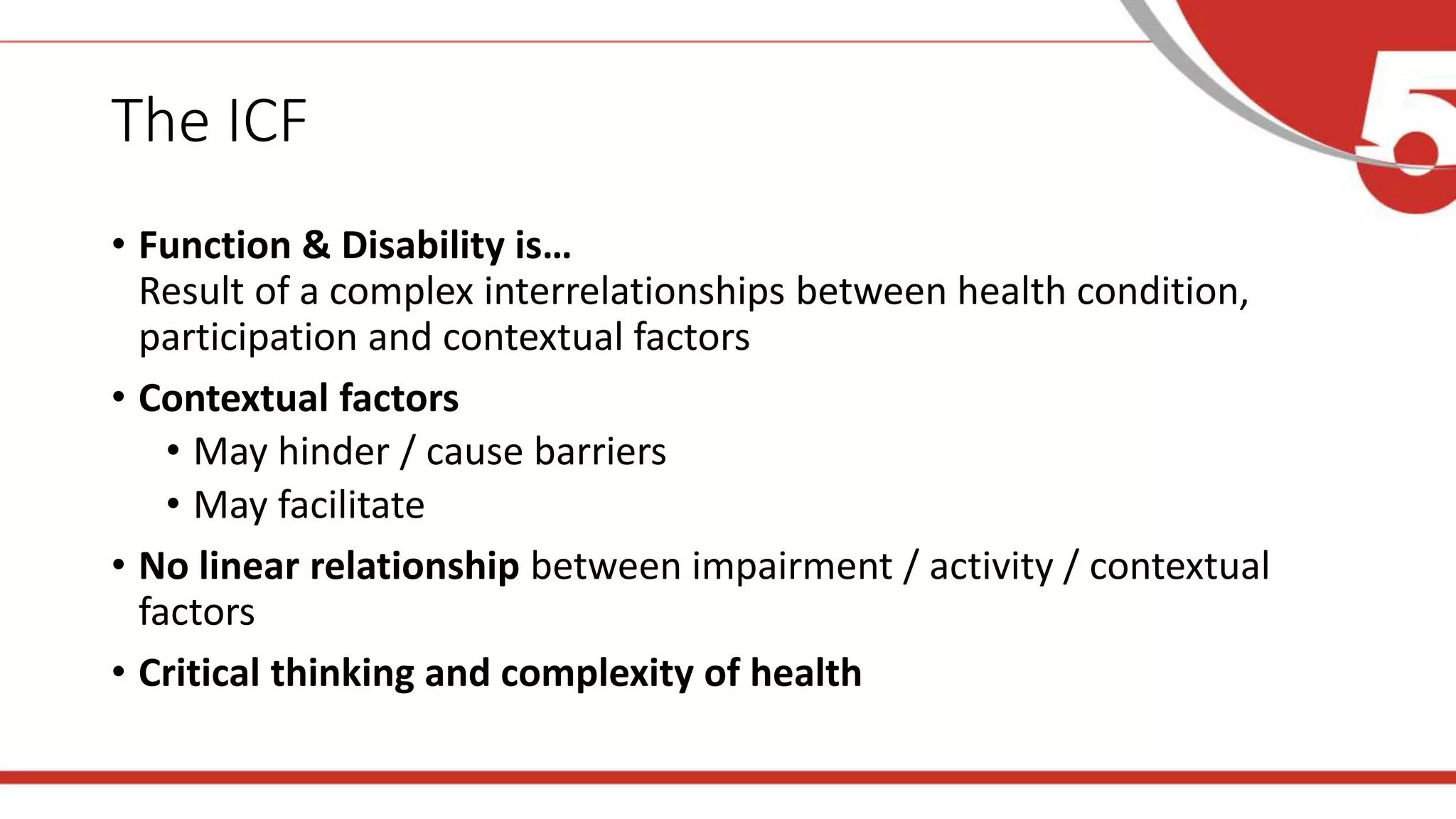 ICF as Catalyst for Interprofessional Collaborative Practice | PPTX
