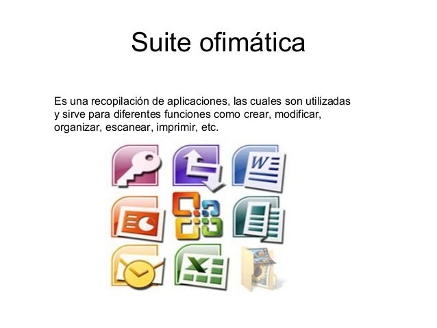 Que Es Y Para Que Sirve Una Suite De Ofimatica - Descargar Video