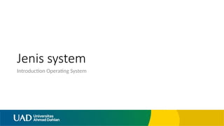 Operating system Pengantar Sistem Operasi.pptx