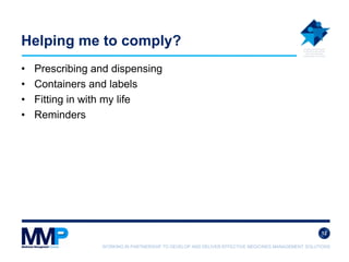 So what is medicines optimisation | PPT