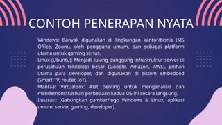 comparison software windows and linux ub | PPTX