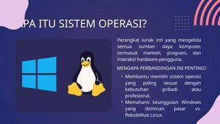 comparison software windows and linux ub | PPTX