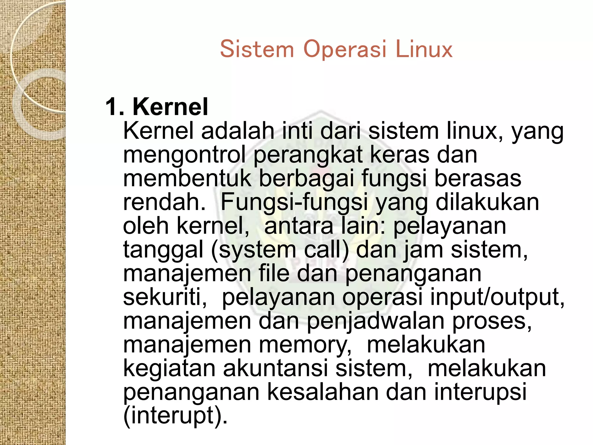 Presentasi OS Linux | PPTX