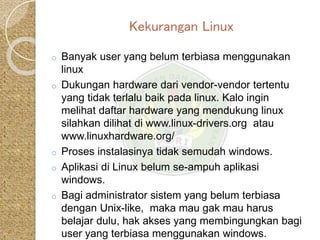 Presentasi OS Linux | PPTX