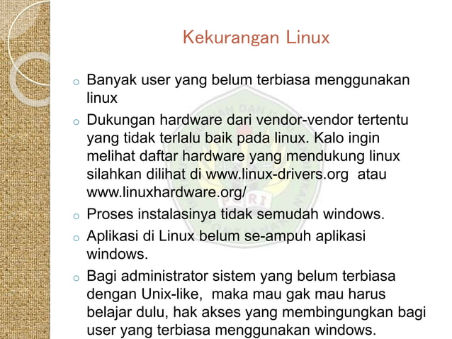 Presentasi OS Linux | PPTX