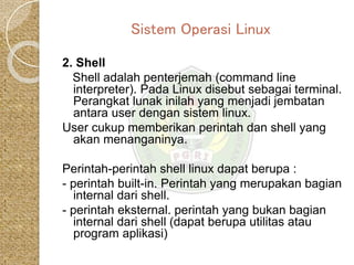 Presentasi OS Linux | PPTX