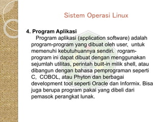 Presentasi OS Linux | PPTX