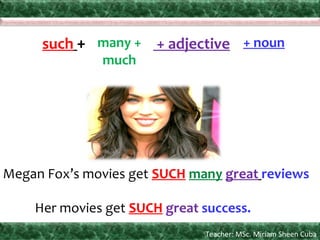 EMPHASIS- SO / SUCH | PPT