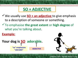 EMPHASIS- SO / SUCH | PPT