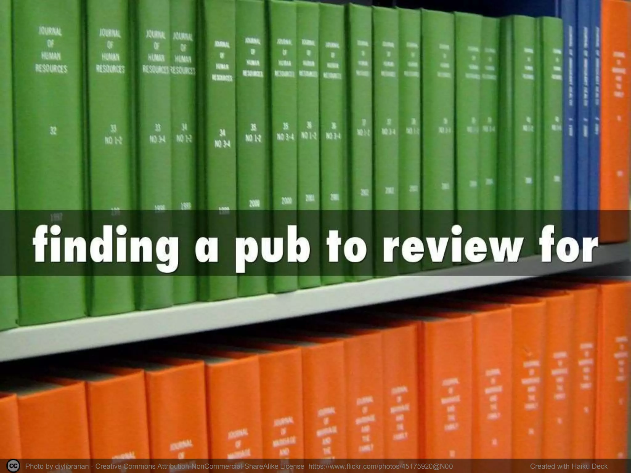 So You Want to Be a Book Reviewer | PPTX