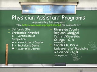 So You Want To Be A Pa | PPT