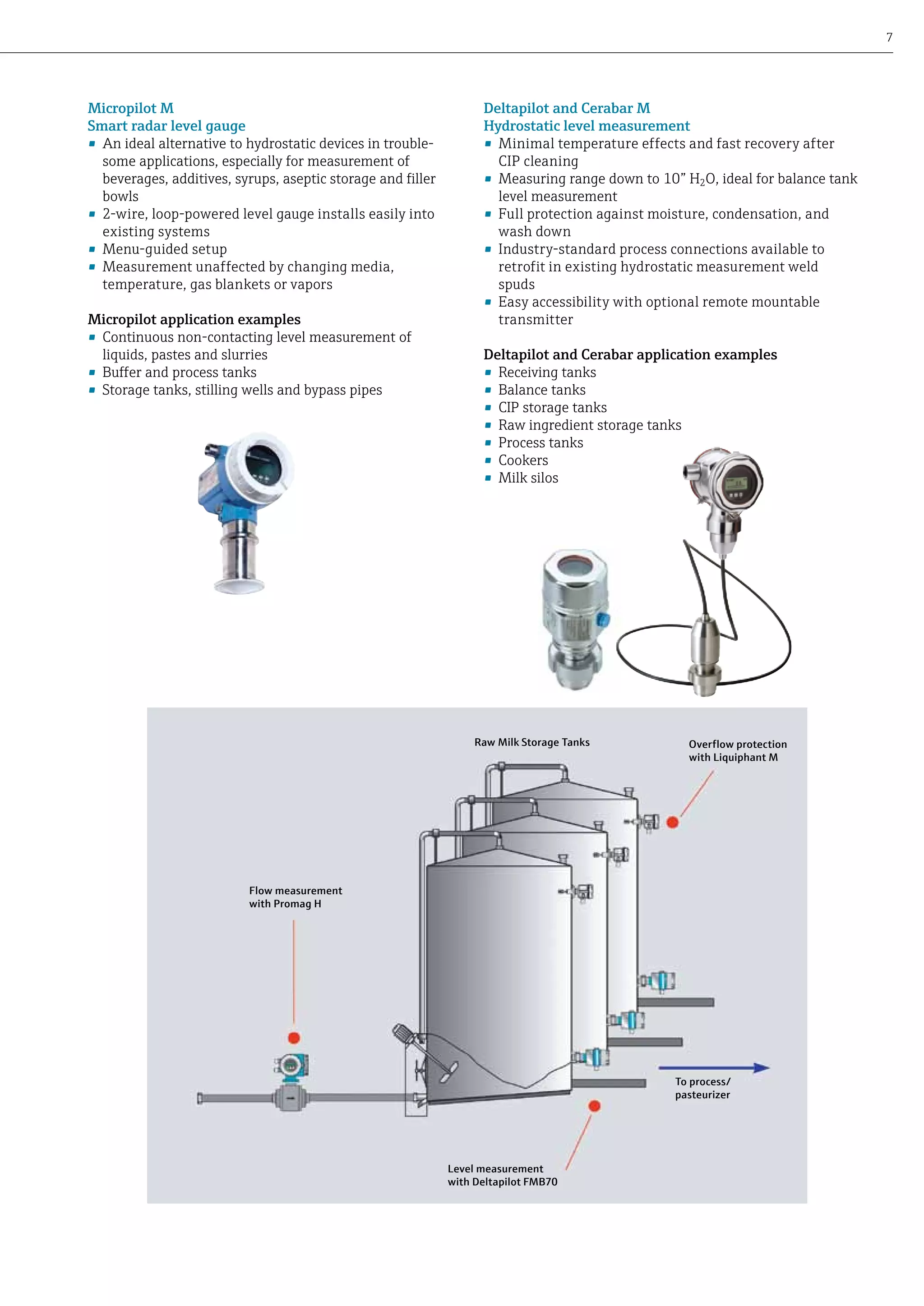 E+H brochure - Safe Choice for Food & Beverage | PDF