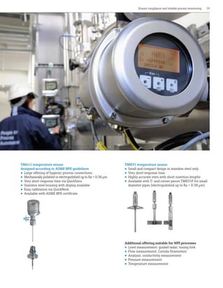 E+H - Global Offering for LIfe Sciences | PDF