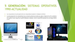 Generaciones de los Sistemas Operativos | PPT