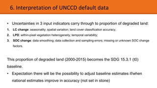 SDG 15.3.1-LDN indicators_unccd_reporting, Hakki Emrah Erdogan | PPT