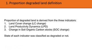 SDG 15.3.1-LDN indicators_unccd_reporting, Hakki Emrah Erdogan | PPT