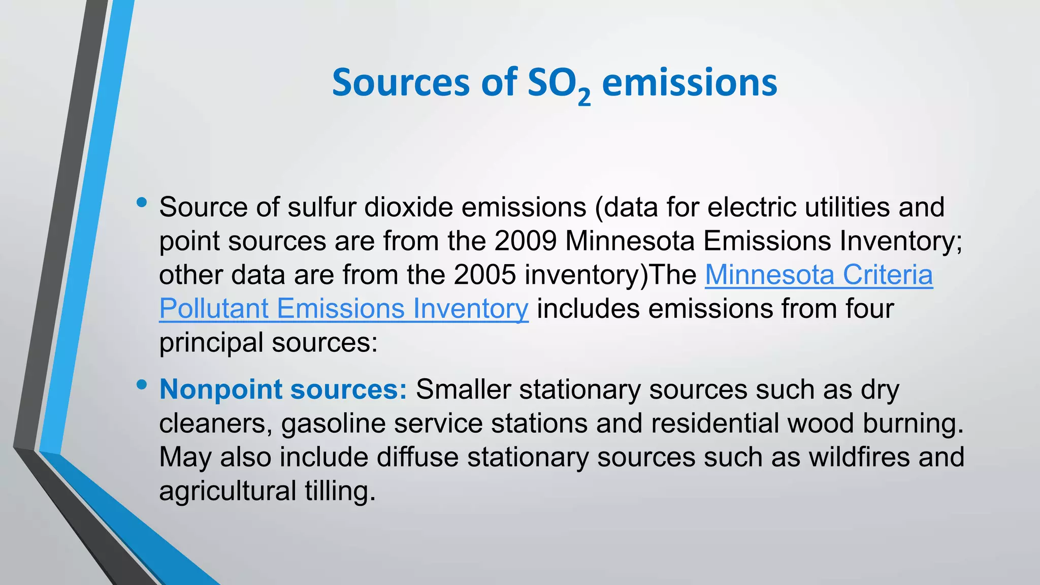 Sulphur dioxide Causes | PPTX