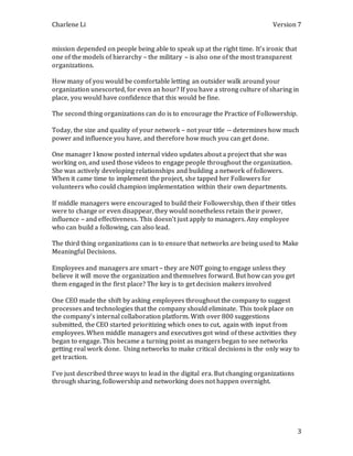 TED Talk Script: "Giving Up Control - Leading in the Digital Era"