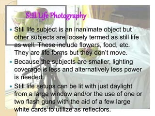 Studio Photography, Part 2 | PPTX