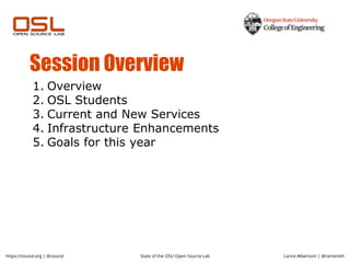 State of the OSU Open Source Lab | PPT