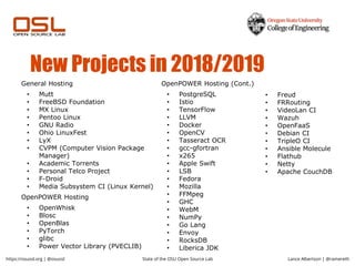 State of the OSU Open Source Lab | PPT