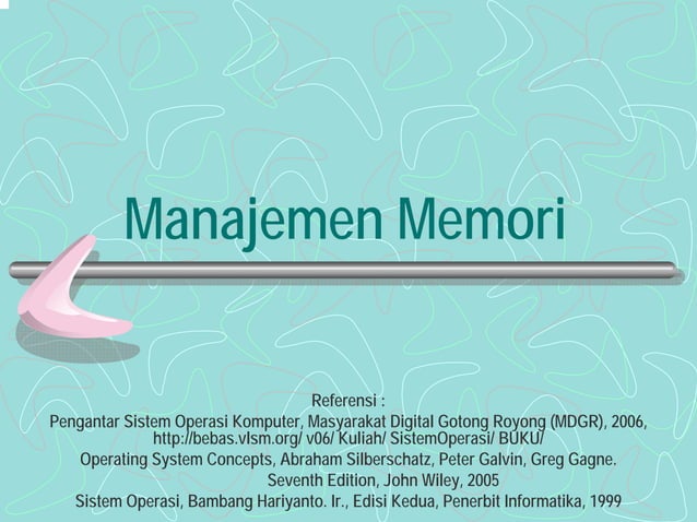 Manajemen Memori | PDF