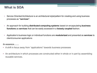 SOA Service Oriented Architecture | PPTX