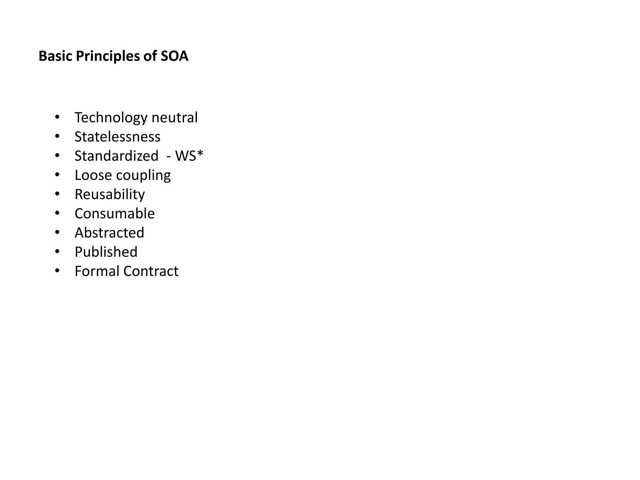 SOA - Service Oriented Architecture ( Basic Concept & Principle ) | PPT ...