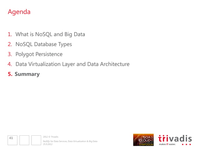NoSQL for Data Services, Data Virtualization & Big Data | PPT
