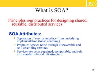 Service Oriented Architecture (SOA) [1/5] : Introduction to SOA | PDF