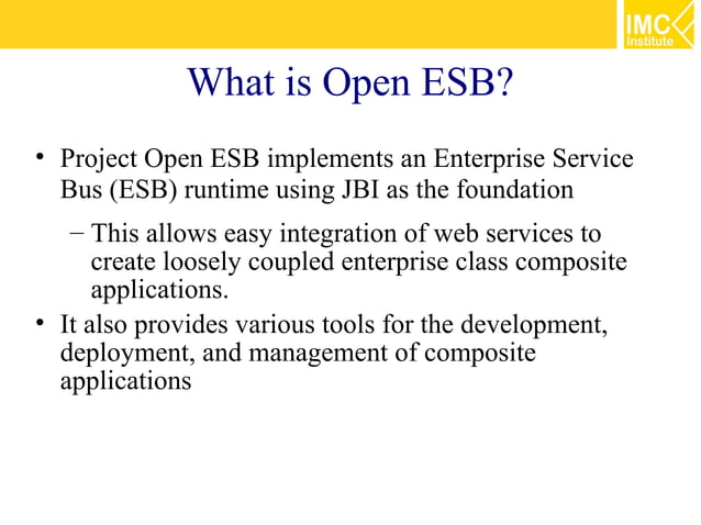 Service Oriented Architecture (SOA) [2/5] : Enterprise Service Bus | PDF