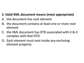 Soa unit-1-well formed and valid document08.07.2019