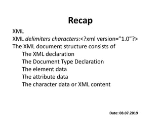 Soa unit-1-well formed and valid document08.07.2019