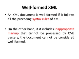 Soa unit-1-well formed and valid document08.07.2019